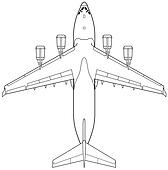 Clip Art of c-17 top icon 02p0046 - Search Clipart, Illustration ...