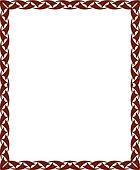 Burgundy Modern Border Clipart | u18927564 | Fotosearch